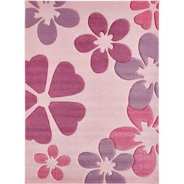 LUXOR living Teppich 'Lionella' light pink 115 x 60 cm