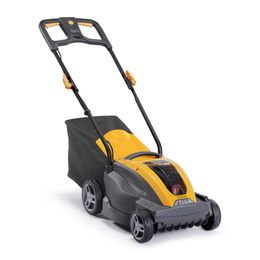Stiga Akku-Rasenm&auml;her Combi 336e Kit 860 W 41 cm 2-in-1 Schnittsystem, ergonomischer Holm, 200 m&sup2; Gelb