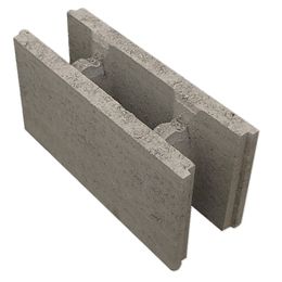 EHL Schalungsstein Beton grau 49,6 x 17,5 x 24,8 cm