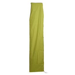 Schutzh&uuml;lle MCW f&uuml;r Ampelschirm bis 4,3 m (3x3 m), Abdeckh&uuml;lle Cover mit Rei&szlig;verschluss ~ hellgr&uuml;n