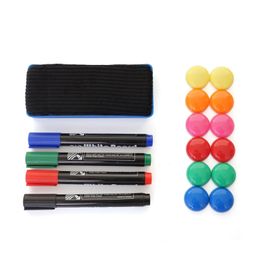 Whiteboard Zubeh&ouml;r MCW-C93, Memoboard-Set Magnet Boardmarker Schwamm