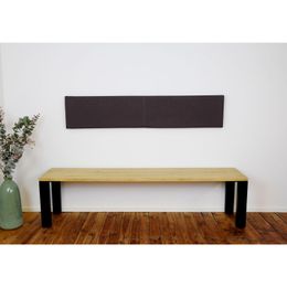 Lycce XXL Wandkissen / Wandpolster, Kunstlederbezug, Breite 1,5m