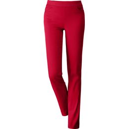 CR&Eacute;ATION L Damen Stretch-Jeans mit Rundum-Dehnbund rot Gr&ouml;&szlig;e 205
