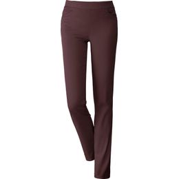WITT Damen Stretch-Jeans mit Rundum-Dehnbund, bordeaux, Gr&ouml;&szlig;e 235