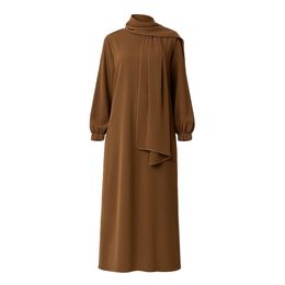 Elara Kleid Damen Gr&ouml;&szlig;e 42 braun Winterkleid
