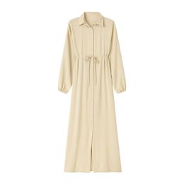 Elara Kleid Damen Gr&ouml;&szlig;e 42 beige Winterkleid
