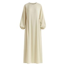 Elara Kleid Damen Gr&ouml;&szlig;e 42 hellbeige Winterkleid