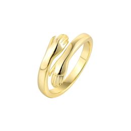 Vielring Ring 'Offener Umarmungsring Liebe' female Gold size 50-60