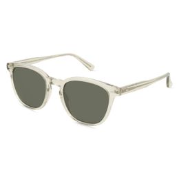 Fielmann LN 055 SUN CL | Unisex-Sonnenbrille | Fassung: Vollrand, Quadratisch, Acetat Extrudiert, Gr&uuml;n Transparent | Glasfarbe: Gr&uuml;n