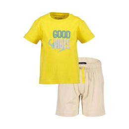 Blue Seven Set Jungen Gr&ouml;&szlig;e 110 beige / gelb / smaragd / rot