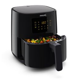 Philips Hei&szlig;luftfritteuse "Airfryer HD9255/90, 4,2 l", B:26,4cm H:29,5cm T:36cm, schwarz, Fritteusen, Rapid Air Hei&szlig;lufttechnologie, WiFi