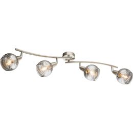 Globo LIGHTING LED Deckenstrahler "ROMAN", 1 Stk.nickel matt, Leuchten, Deckenspot/Nickel/beweglich/LxBxH: 700x315x210mm