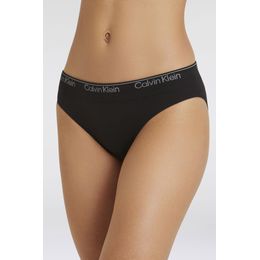Damen Bikinislip "BIKINI", Calvin Klein Underwear, Gr. XS, schwarz, Obermaterial: 83% Lyocell, 15% Polyamid, 2% Elasthan, unifarben, Unterhosen, mit