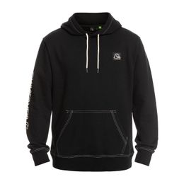Quiksilver Herren Kapuzensweatshirt "The Original", schwarz, Gr. S, Obermaterial: 100% Walkfrottier;, Sweatshirts