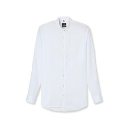 OLYMP Herren Businesshemd "OLYMP No. Six, Super Slim, Stehkragen", wei&szlig;, Gr. 40, 100% Baumwolle, Hemden