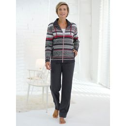 Hajo Damen Hausanzug, Gr. 18, bunt, 62% Baumwolle, 38% Polyester, Homewear-Sets