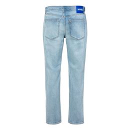 HUGO Herren Tapered-fit-Jeans "Brody", blau, Gr. 36, unifarben, Denim/Jeans, Obermaterial: 99% Baumwolle, 1% Elasthan, Jeans, mit Stone-washed-Finish