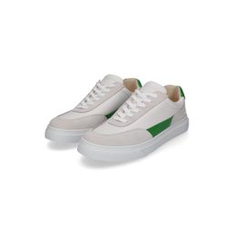 Henry Stevens Herren Sneaker "Travis US", Gr. 45, gr&uuml;n, Kalbsleder, Schuhe