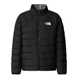 The North Face Kinder Funktionsjacketnf schwarz, Gr. S, Obermaterial: 100% Polyester, Jacken, mit isolierter Innenjacke, mit dreiteiliger Kapuze, mit