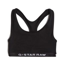 G-Star Raw Soft-BH G-STAR "Bralette", Damen, Gr. M, dk schwarz, Obermaterial: 95% Baumwolle, 5% Elasthan, BHs Soft-BH