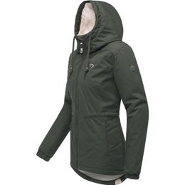 Ragwear Damen Winterjacke "Dankka Warm"olivgr&uuml;n, Basic, Gr. 6XL, Obermaterial: 100% Polyester. Innenfutter: 100% Polyester. Wattierung: 100%
