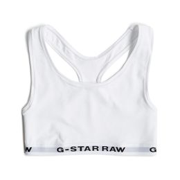 G-Star Raw G-STAR Damen Soft-BH "Bralette", Gr. Swei&szlig;, Obermaterial: 95% Baumwolle, 5% Elasthan, BHs