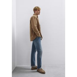 Mavi Herren Straight-Jeans "MARCUS", blau, Gr. 32, 99% Baumwolle, 1% Elastan, Jeans, Slim Straight Jeans