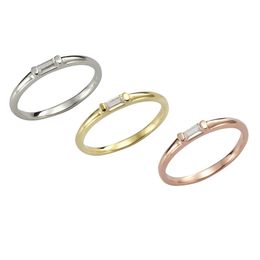 Vivance Damen Fingerring "925 Silber dreifarbig Zirkonia wei&szlig;", 052 (16,6), Silber 925 (Sterlingsilber), bunt, Silber 925 (Sterlingsilber),