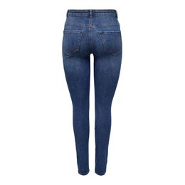 Only Damen Skinny-fit-Jeans "ONLROSE &ndash; Skinny-Jeans mit hoher Taille und modischer Waschung", blau, Gr. XS, unifarben, Denim/Jeans, Obermaterial: 56%