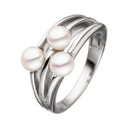 Jobo Damen Perlenring, 54, Perlen Silber 925 (Sterlingsilber), silber, Perlen, Silber 925 (Sterlingsilber), Fingerringe, 925 Silber mit