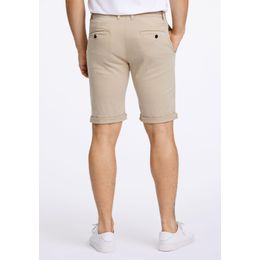 LINDBERGH Herren Chinoshorts "LINDBERGH Chino-Shorts", beige, Gr. S, Obermaterial: 98% Baumwolle, 2% Elasthan, Hosen