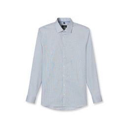 OLYMP Herren Businesshemd "OLYMP No. Six, Super Slim, Kent", blau, Gr. 37, 97% Baumwolle, 3% Elastolefin, Hemden