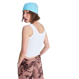Roxy Damen Tanktop "Keep It Cool", wei&szlig;, Gr. XL, Obermaterial: 95% Baumwolle, 5% Elasthan., Tops