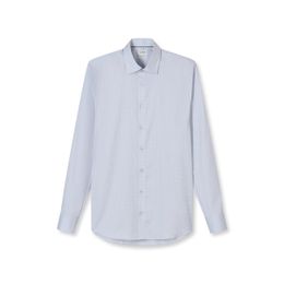 OLYMP Herren Businesshemd "OLYMP Level Five, Body Fit, Kent", blau, Gr. 42, 97% Baumwolle, 3% Elastolefin, Hemden