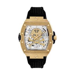 Philipp Plein Herrenuhr The Skeleton Frosted PWJFA1025