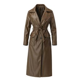 Elara Between-Seasons Coat female Brown size XL