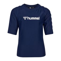 Hummel Badeshirt 'Fiji' Jungen Gr&ouml;&szlig;e 128 marine / wei&szlig;