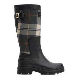 Barbour Gummistiefel 'Dena Tall Welly' Damen Gr&ouml;&szlig;e 38 hellbeige / navy / schwarz Winterschuhe
