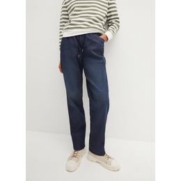 bonprix Schlupfjeans Straight, blau, Gr.48, Gerade Schlupfjeans im 2er-Pack, 98% Baumwolle
