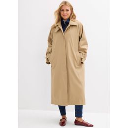 bonprix Trenchcoat mit Laschen, braun