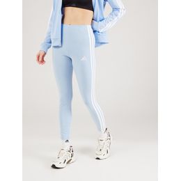 adidas Sportswear Sporthose 'Essentials' Damen Gr&ouml;&szlig;e M/L hellblau / wei&szlig;