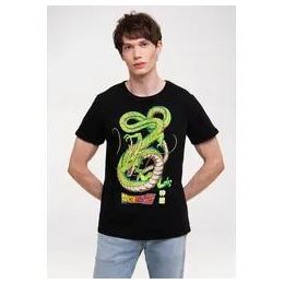 T-Shirt logoshirt "Dragonball Z - Shenlong", Herren, Gr. M, schwarz, 100% Baumwolle, bedruckt, normal, Rundhals, Shirts T-Shirt, mit lizenziertem Print