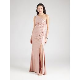 UNIQUE Kleid Damen Gr&ouml;&szlig;e 34 pastellpink / silber Winterkleid