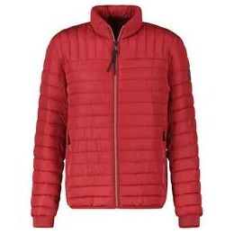 Steppjacke Lerros "Lerros Steppblouson, wattiert", Damen, Gr. 3XL, rot (indian rot), 100% Polyester, Jacken Steppjacke, Keine Angabe