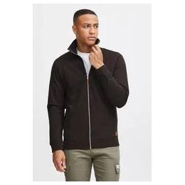 Troyer Blend "BHAlio", Herren, Gr. L, schwarz, Sweatware, 60% Baumwolle, 40% Polyester, unifarben, regular fit normal, ohne Ausschnitt, eingesetzt, Pullover Troyer, Sweatshirtjacke mit zwei Eingriffstaschen