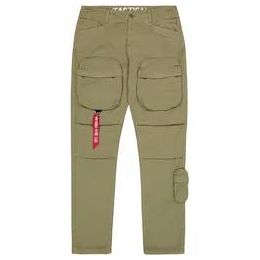 Cargohose Alpha Industries "Tactical Pant", Herren, Gr. 31, Normalgr&ouml;&szlig;en, gr&uuml;n (olive), Obermaterial: 100% Baumwolle, Hosen Cargohose