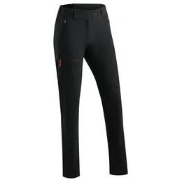 Outdoorhose Maier Sports "Lulaka Loop", Damen, Gr. 40, Normalgr&ouml;&szlig;en, schwarz, 100% Polyester, Hosen Outdoorhose, Damen Wanderhose, atmungsaktive Funktionshose, Regular Fit