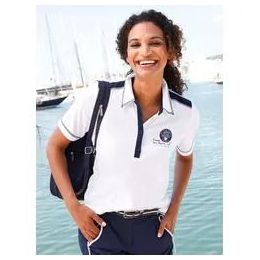 Poloshirt Casual Looks "Shirt", Damen, Gr. 40, wei&szlig;, 50% Baumwolle, 50% Modal, bedruckt, gemustert, unifarben, Shirts