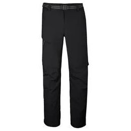Zip-off-Hose Killtec "KOS 13 MN PNTS", Herren, Gr. 56, Normalgr&ouml;&szlig;en, schwarz, Obermaterial: 100% Polyester, Hosen, wasserabweisend, schnelltrocknend, abzippbare Beine, inkl. G&uuml;rtel