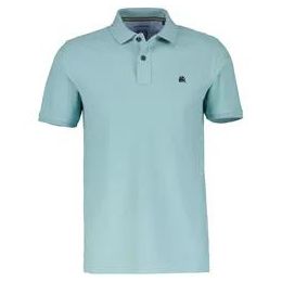Poloshirt Lerros "Lerros", Herren, Gr. XXL, blau (coastal sea blau), 60% Baumwolle, 40% Polyester, ohne Ausschnitt, Shirts